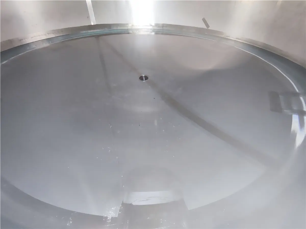 DEPOSITO VERTICAL CON FONDO KLOPPER ASEPTICO STORK 25.000 L INOX ...